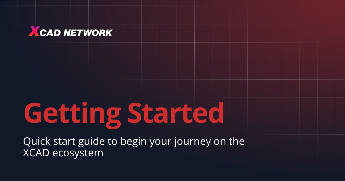 Getting Started | XCAD Network Public Documentation